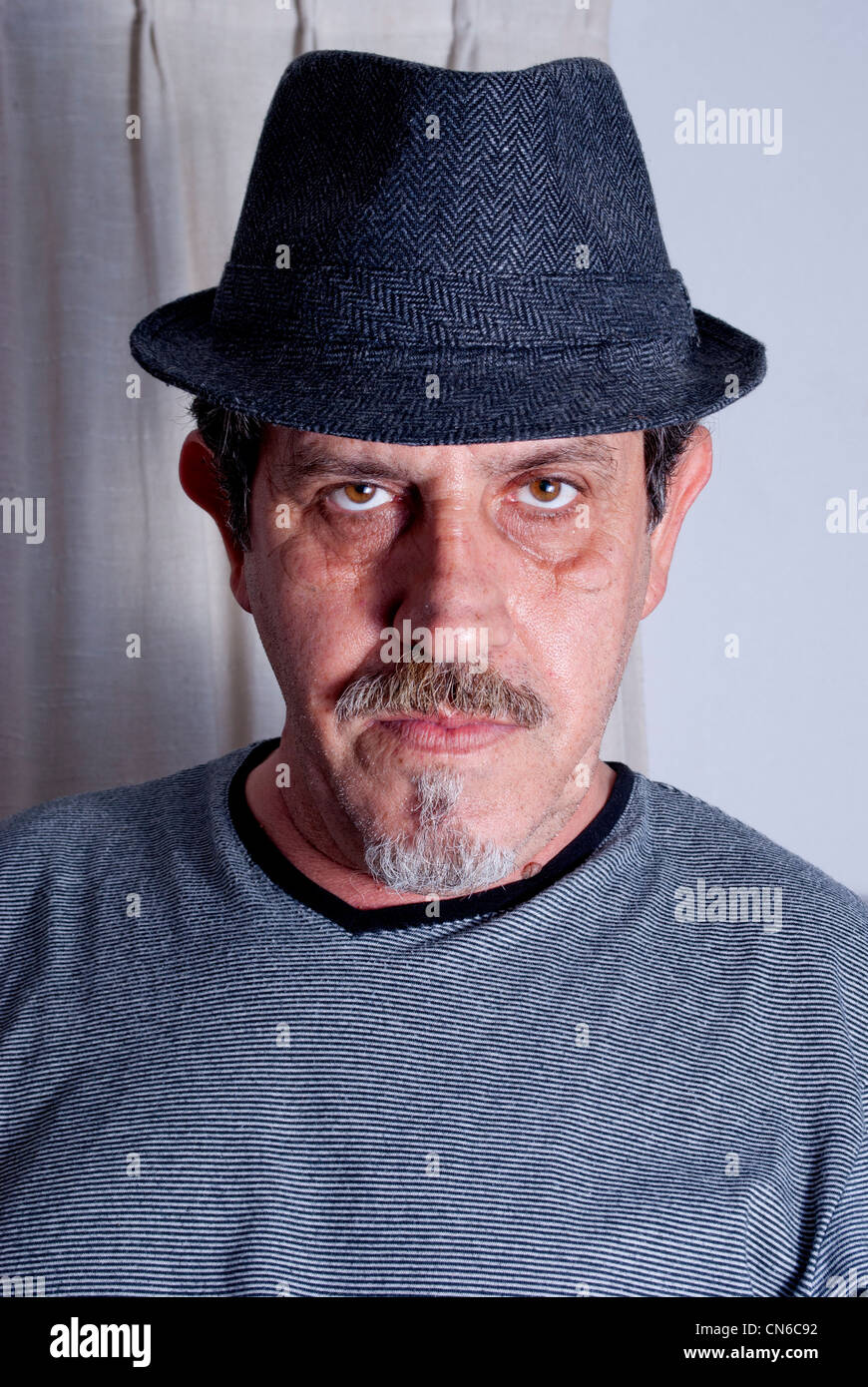 Man with hat Stock Photo - Alamy