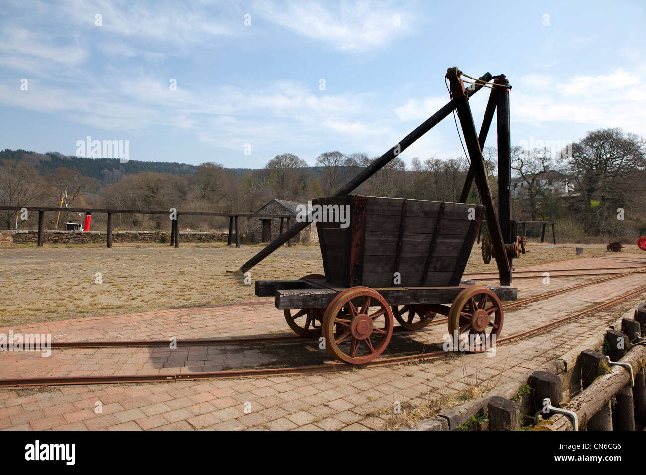 Morwellham Quay in Devon England Stock Photo - Alamy
