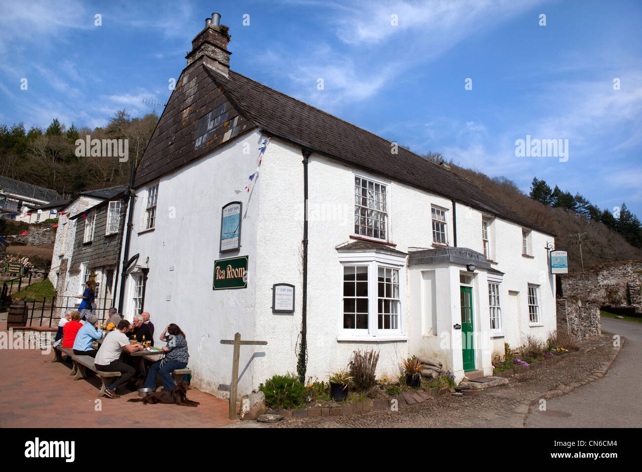 Morwellham Quay in Devon England Stock Photo - Alamy
