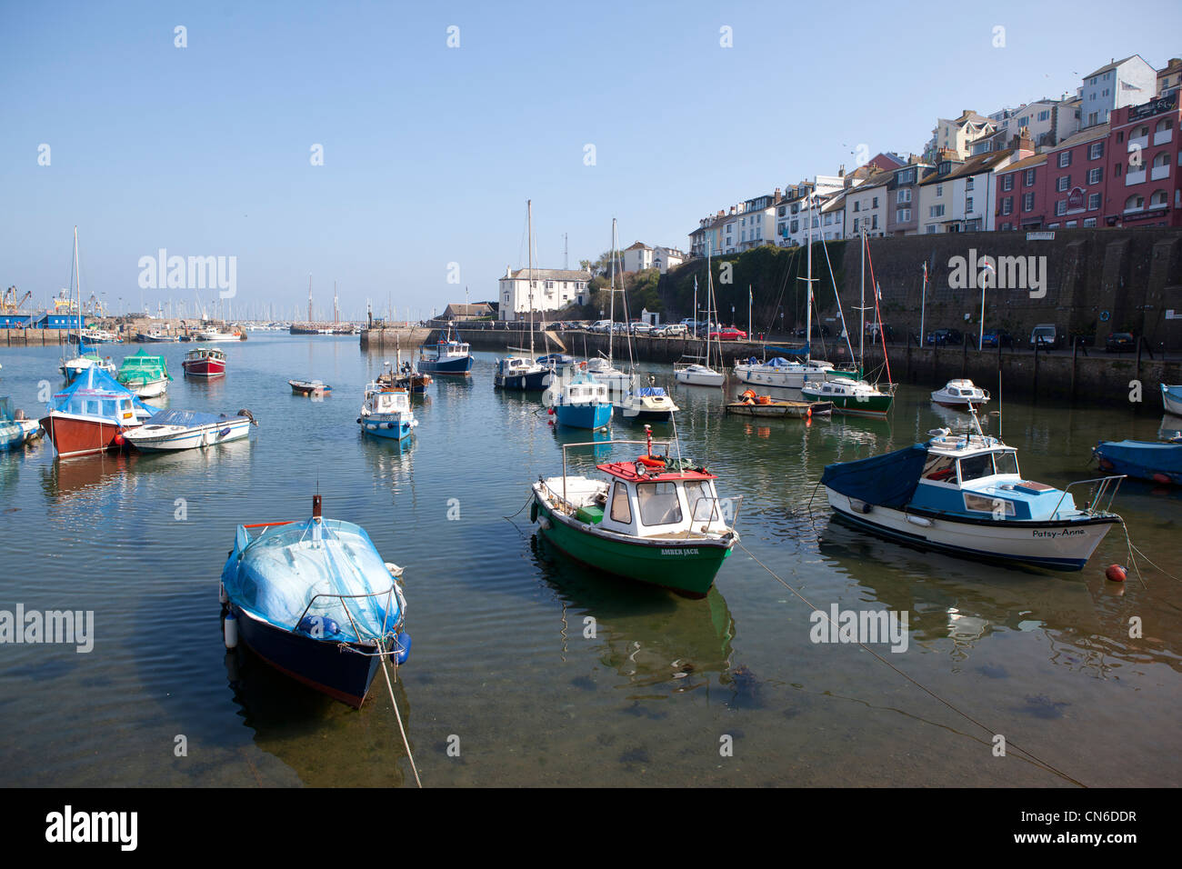 Brixham Harbour, Devon, UK Stock Photo - Alamy