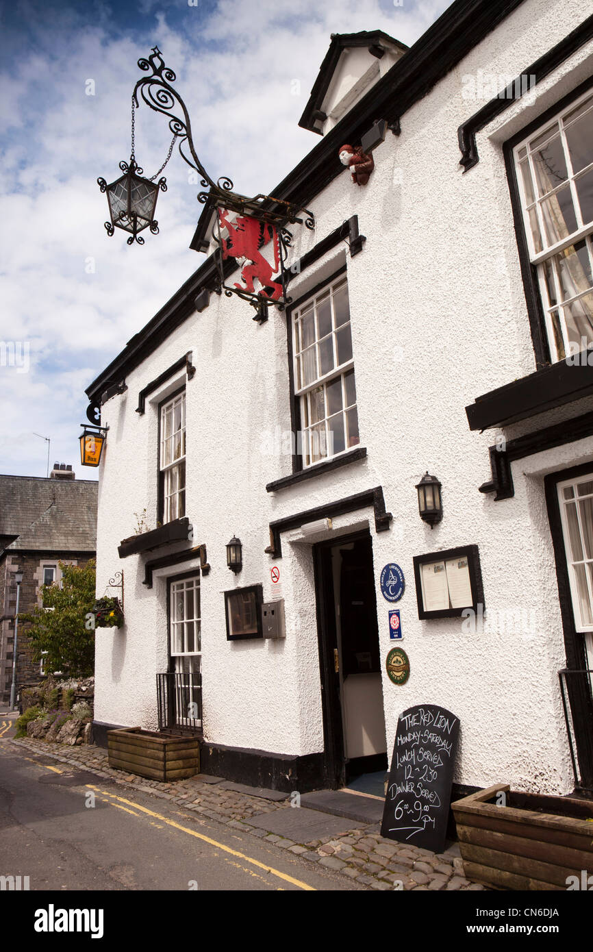 Hawkshead england lion hi-res stock photography and images - Alamy