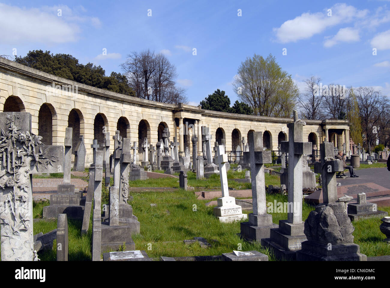 Brompton cemetery catacombs hi-res stock photography and images - Alamy