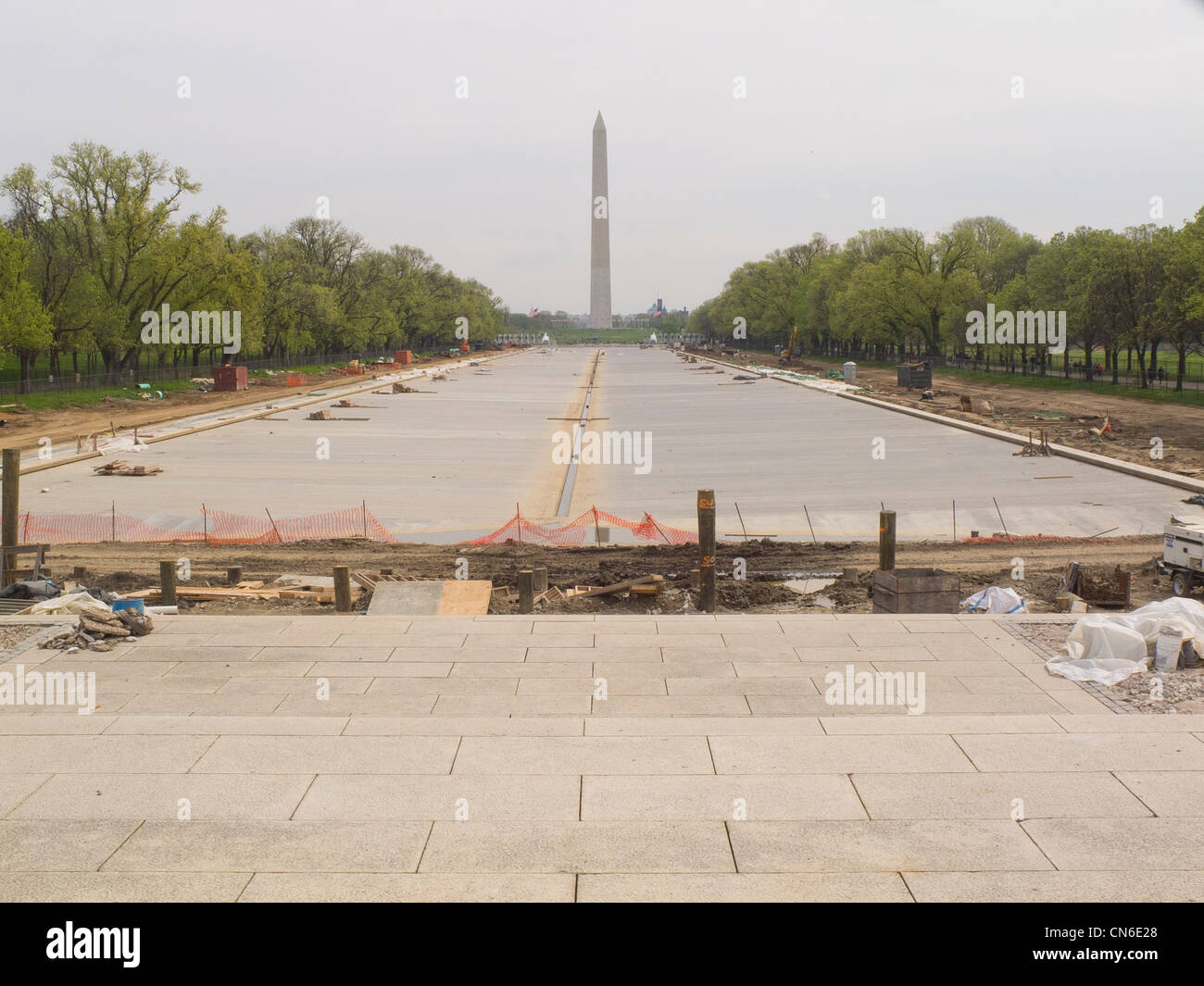 Washington dc memorial construction hi-res stock photography and images ...