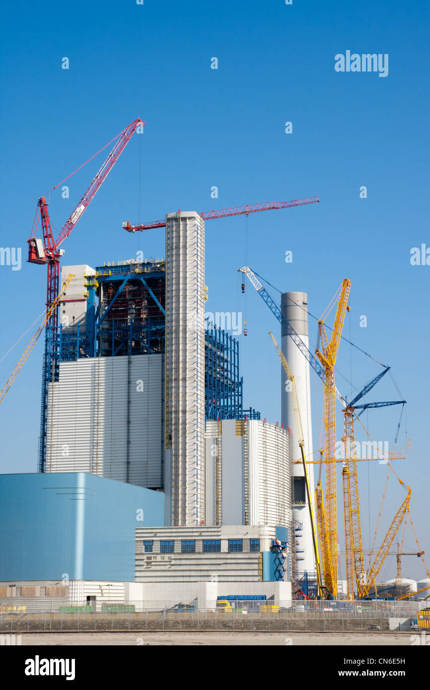 Construction site of a large industrial building Stock Photo - Alamy