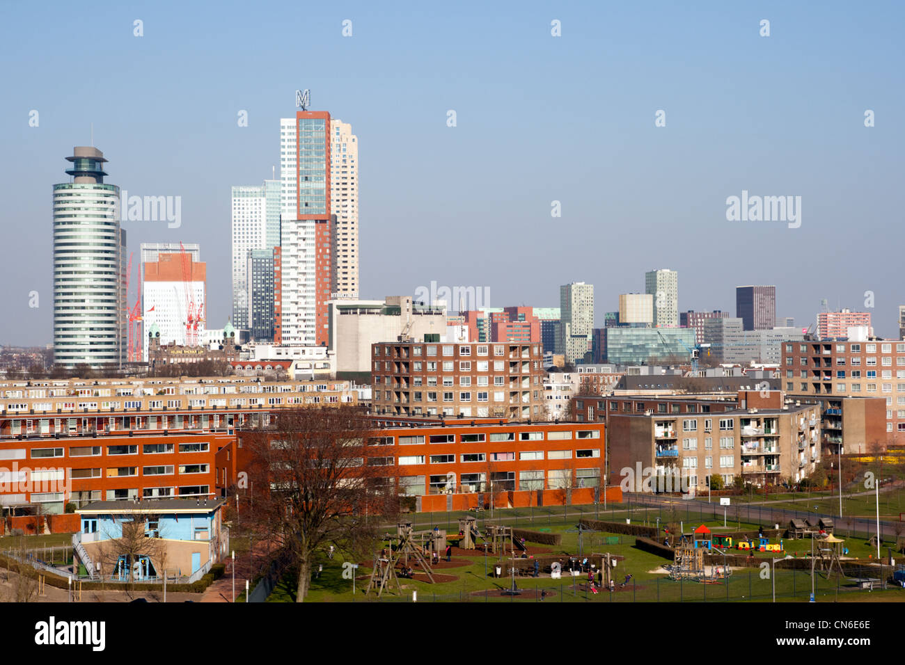 Rotterdam skyline panorama hi-res stock photography and images - Alamy