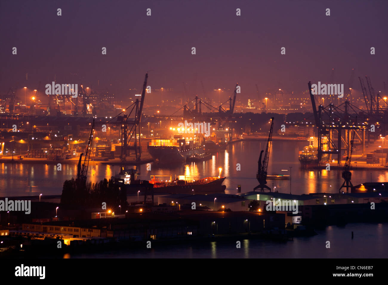 City night view lights hi-res stock photography and images - Alamy