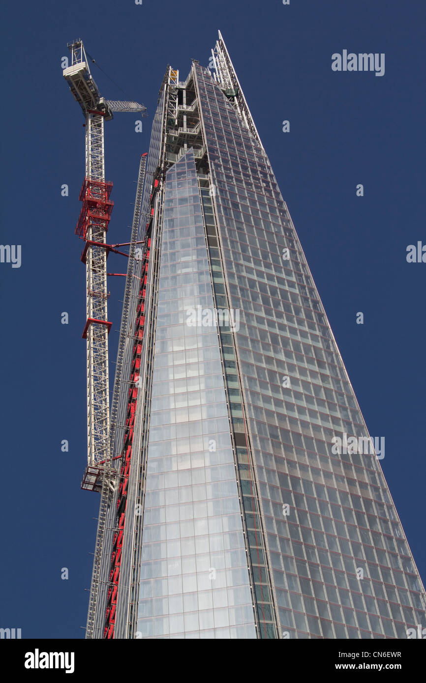 The Shard, London Bridge, UK, nears completion as final construction ...