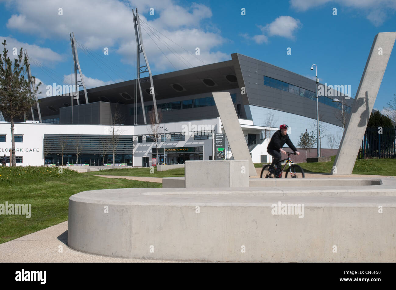 Manchester Velodrome National Cycling Centre Stock Photos & Manchester ...