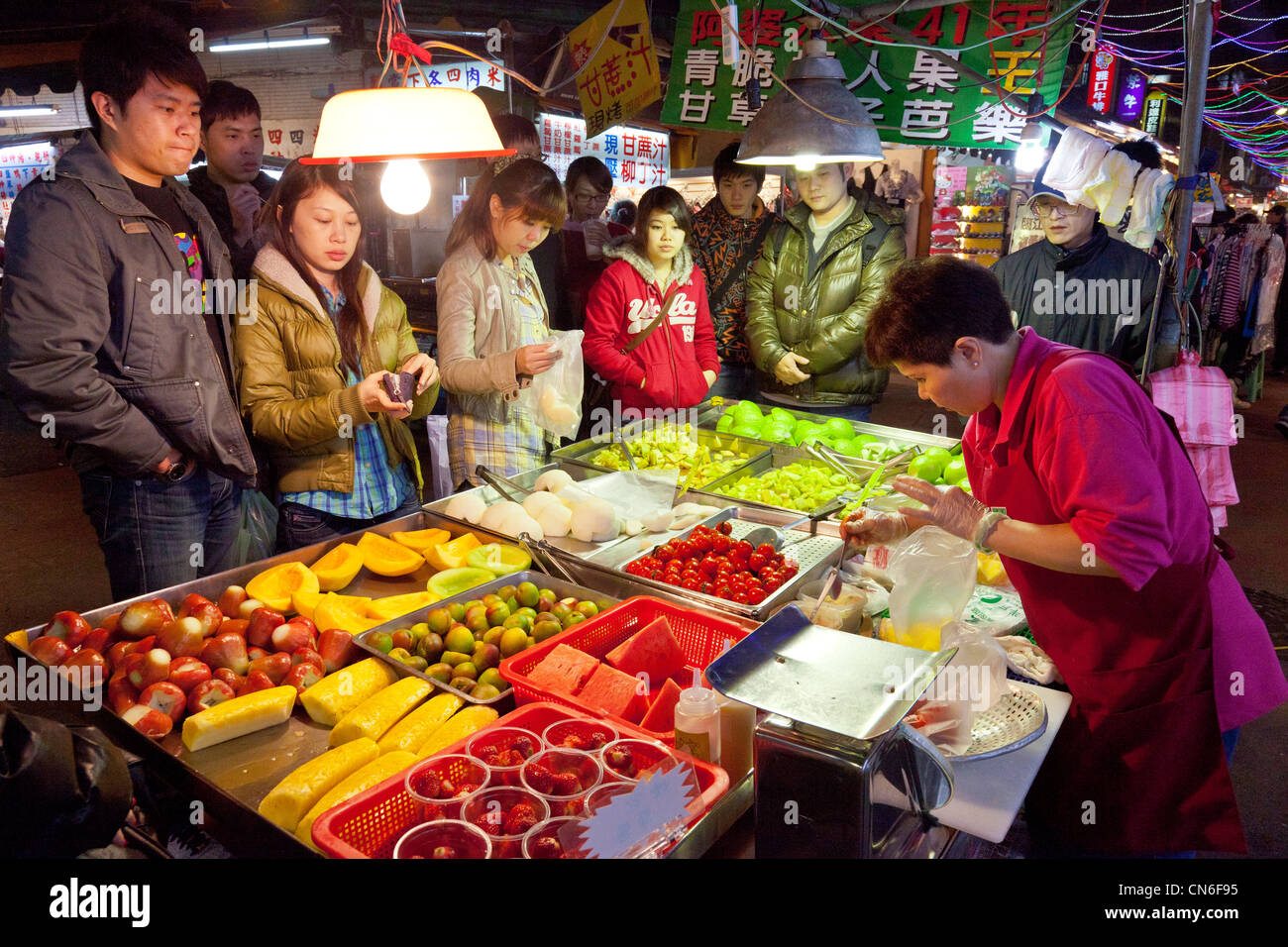 Linjiang street night market hi-res stock photography and images - Alamy