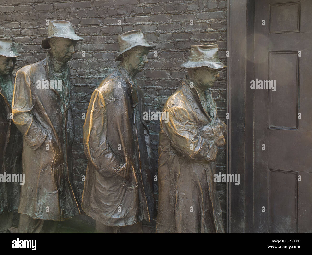 The Breadline at the Franklin Delano Roosevelt memorial Washington DC ...