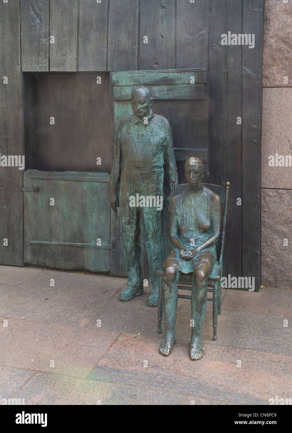 The Rural Couple at the Franklin Delano Roosevelt memorial Washington ...