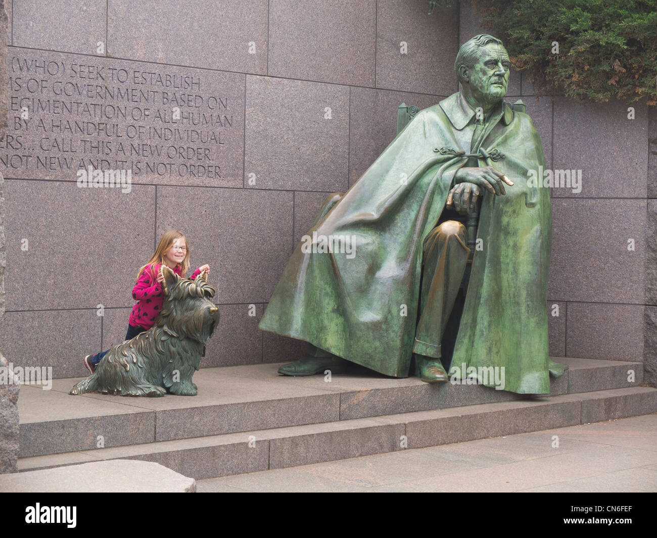 Franklin Delano Roosevelt memorial Washington DC Stock Photo - Alamy