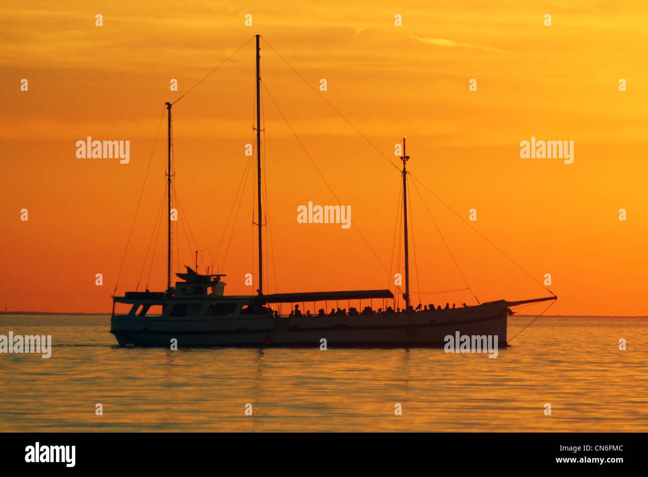 Boat in a bay in Darwin, Australia Stock Photo - Alamy