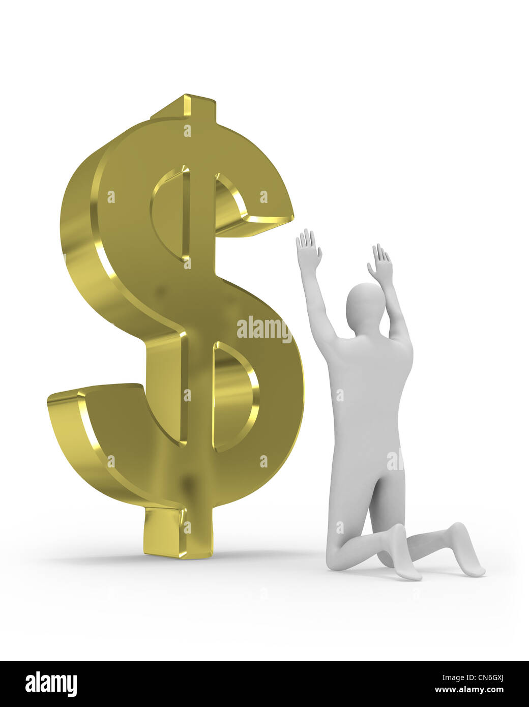 Dollar worship hi-res stock photography and images - Alamy