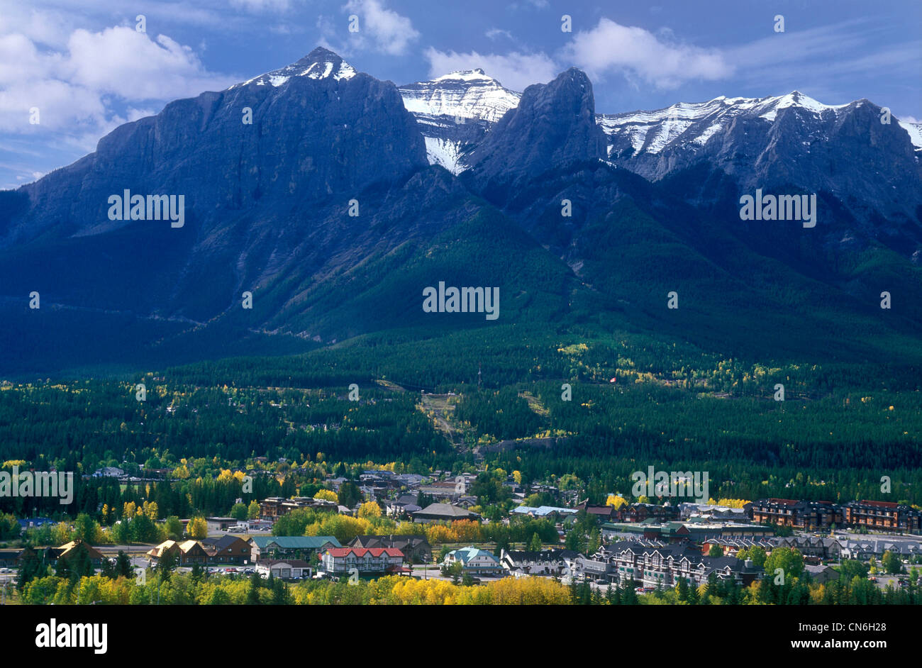 Rocky Mountains, Canmore, Alberta Stock Photo - Alamy