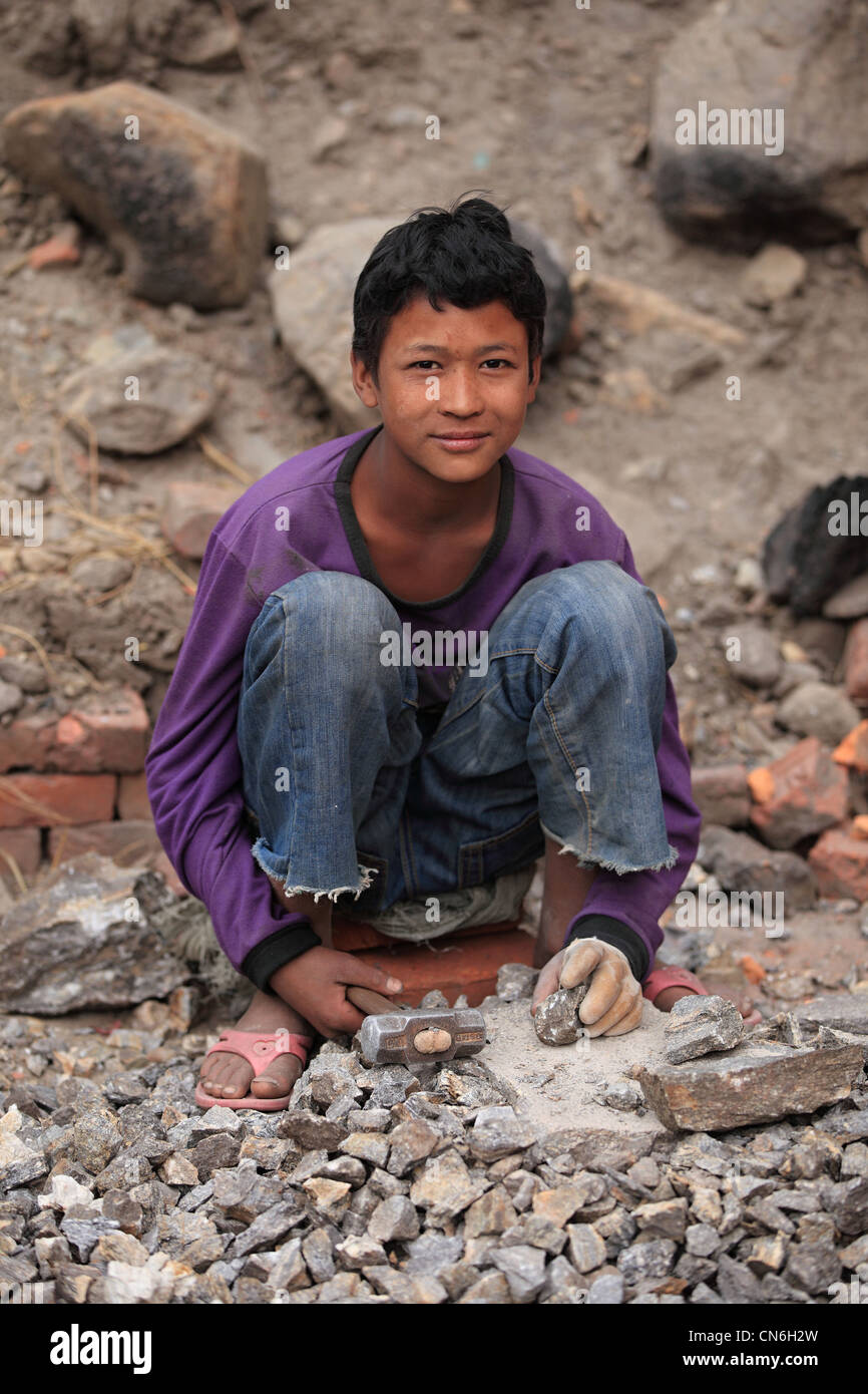 Nepali rural boy Nepal Stock Photo - Alamy