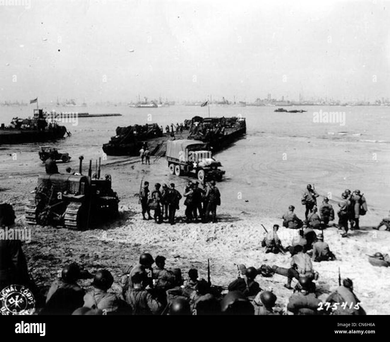 Normandy World War Two 6th june 1944 Stock Photo - Alamy