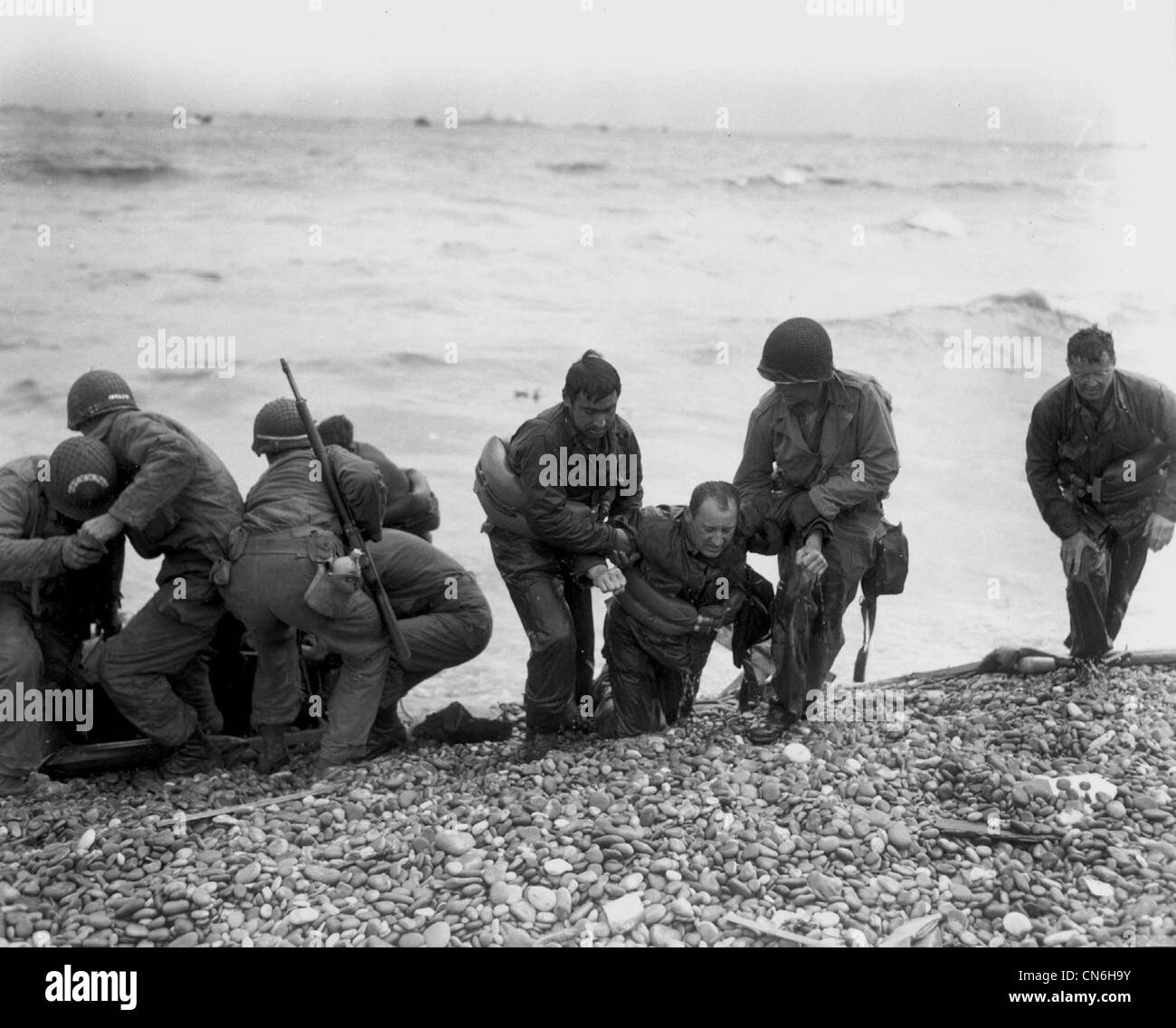 Juno beach 1944 d day Black and White Stock Photos & Images - Alamy