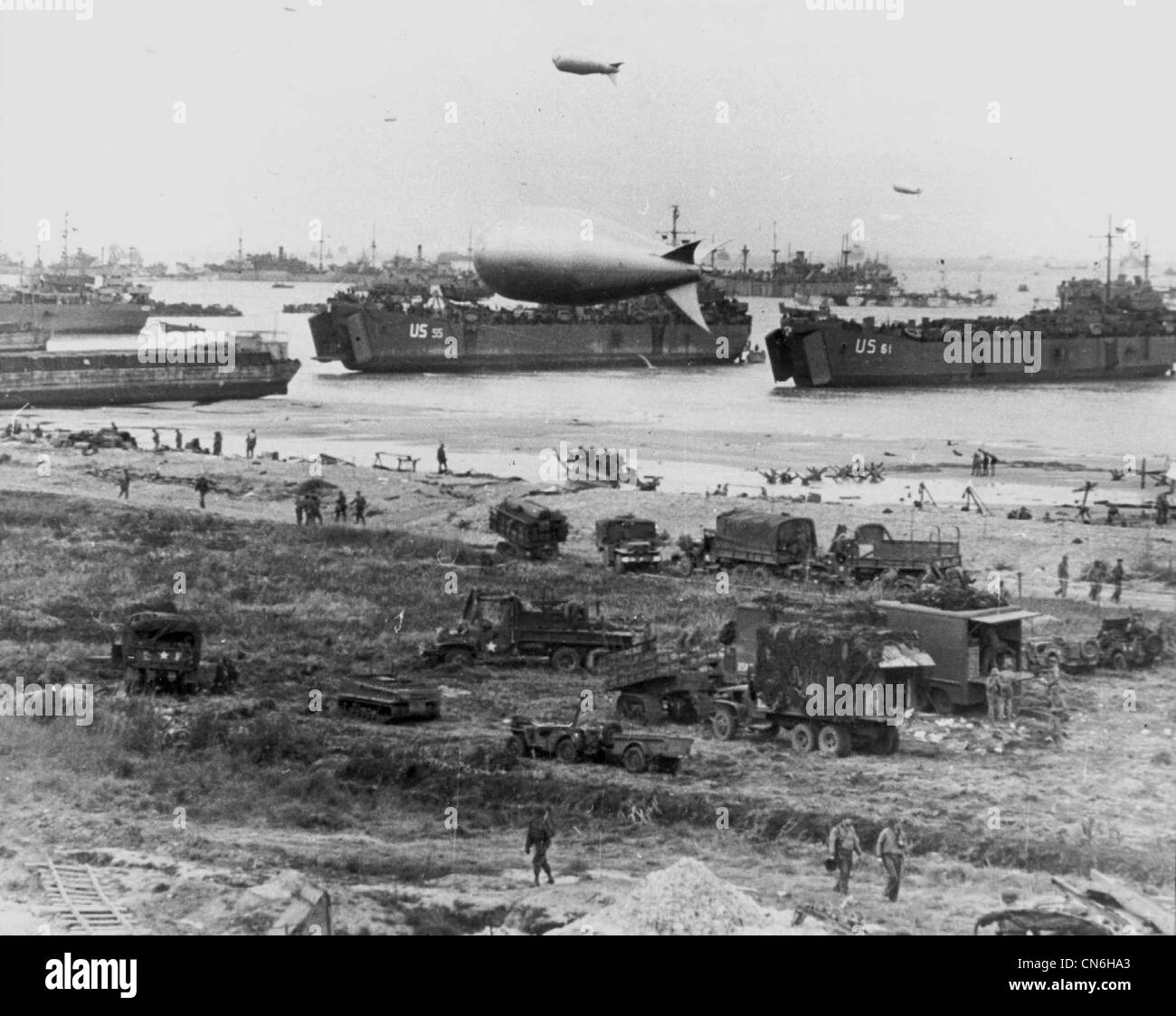 Normandy World War Two 6th june 1944 Stock Photo - Alamy