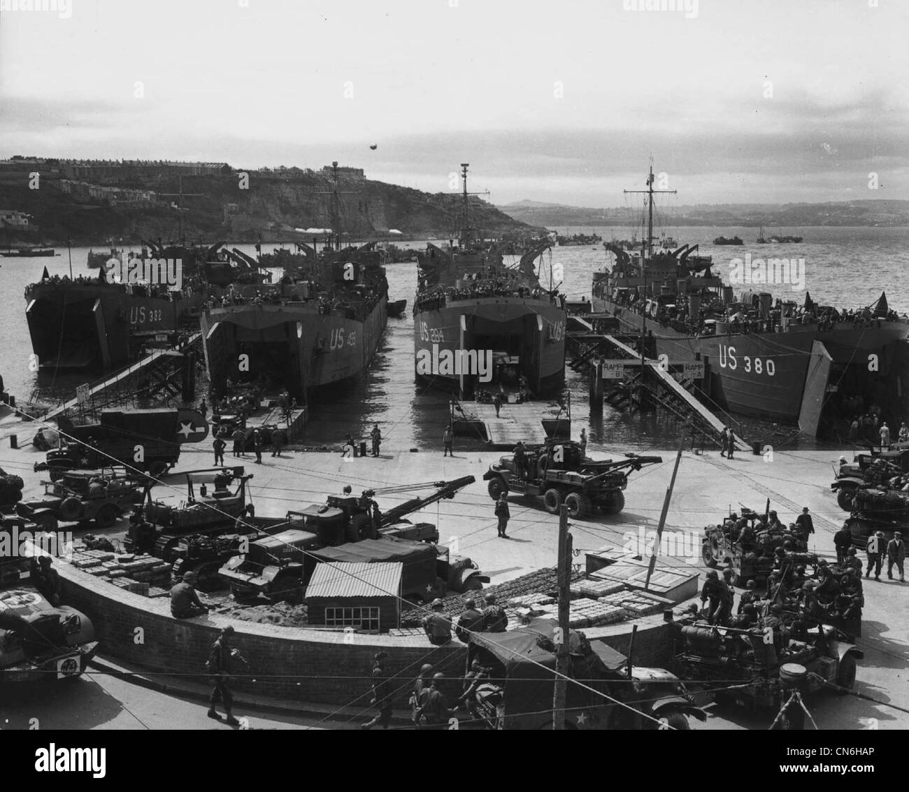 Normandy World War Two 6th june 1944 Stock Photo - Alamy