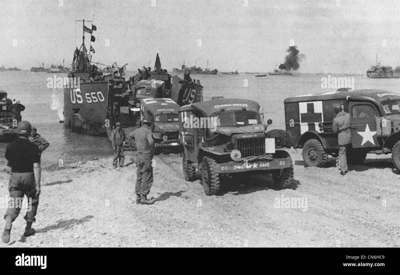 Normandy World War Two 6th june 1944 Stock Photo - Alamy