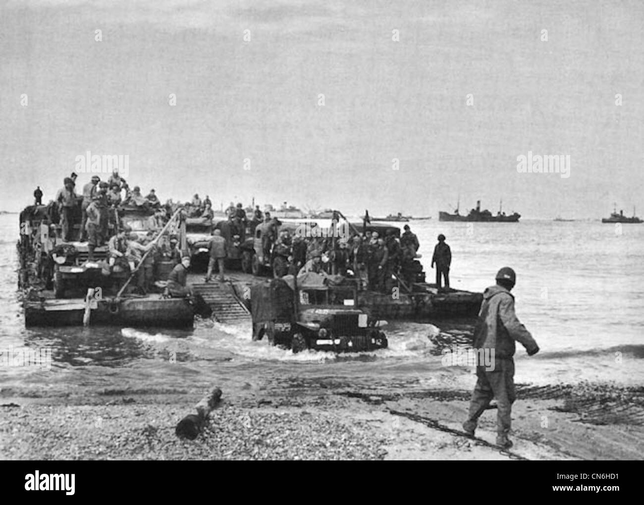 Normandy World War Two 6th june 1944 Stock Photo - Alamy