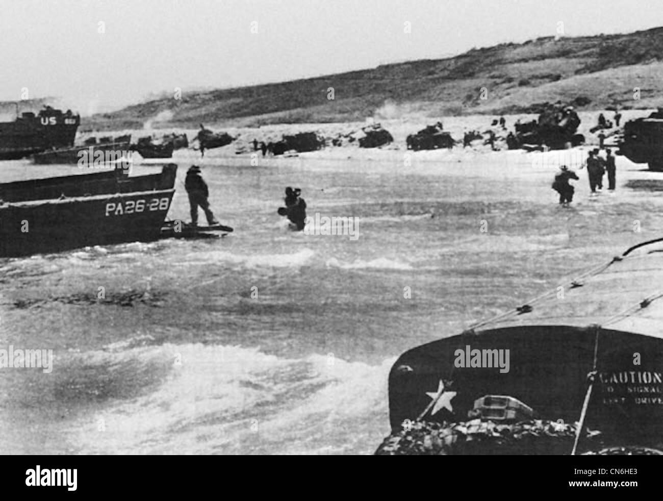 Normandy World War Two 6th june 1944 Stock Photo - Alamy
