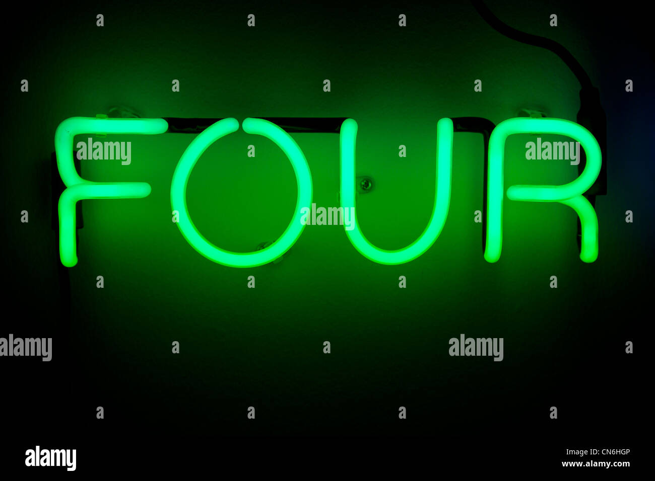 four neon sign Stock Photo - Alamy