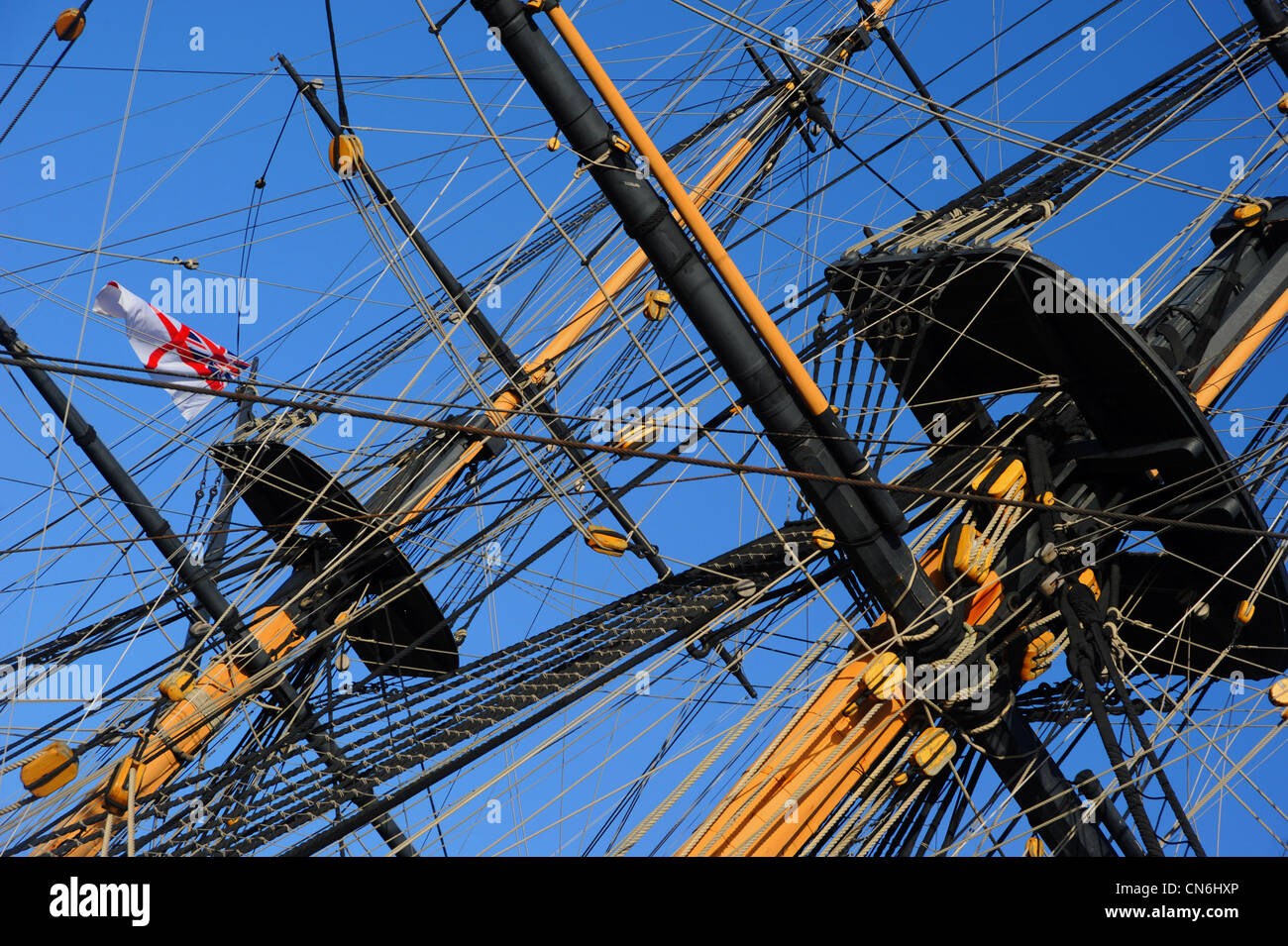 Navy sail ship masts hi-res stock photography and images - Alamy