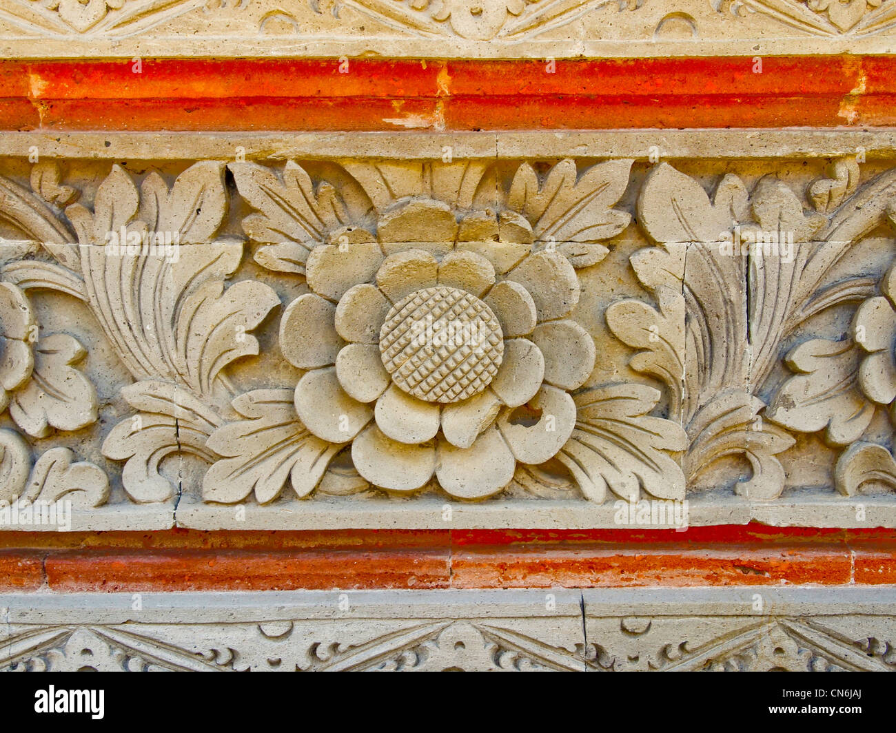 Carved wall Bali Indonesia Stock Photo - Alamy