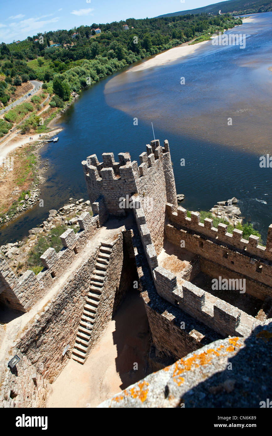 Castelo de Almourol rio tejo Portugal Stock Photo - Alamy