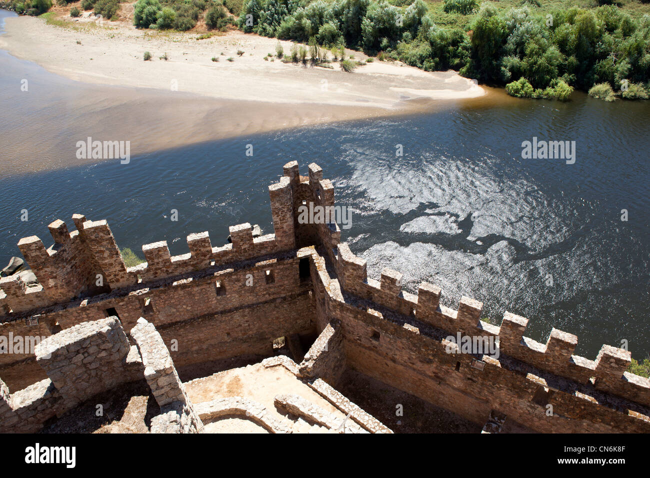 Castelo de Almourol rio tejo Portugal Stock Photo - Alamy