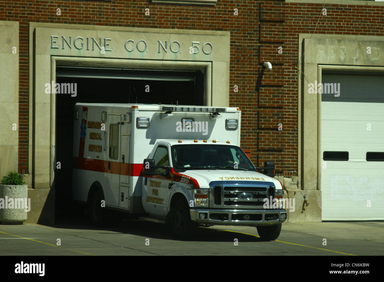 Engine Co 50 & Ladder Co 23 of the Detroit Fire Department Stock Photo ...
