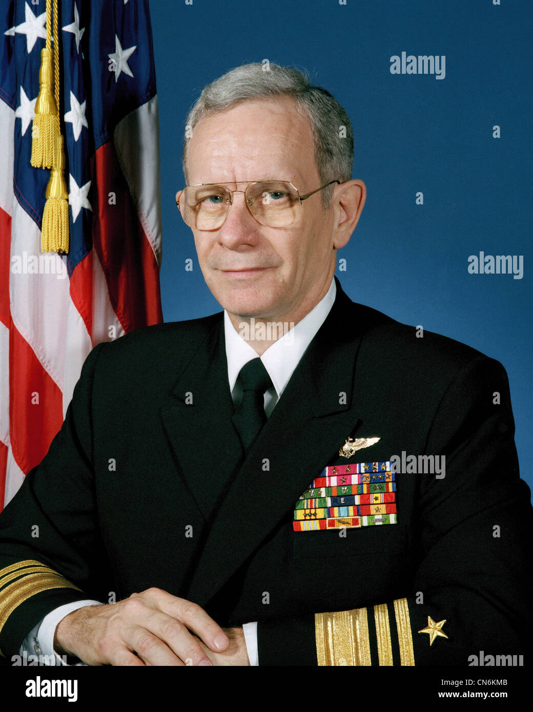 Us navy usn vice admiral vadm leon a hi-res stock photography and ...