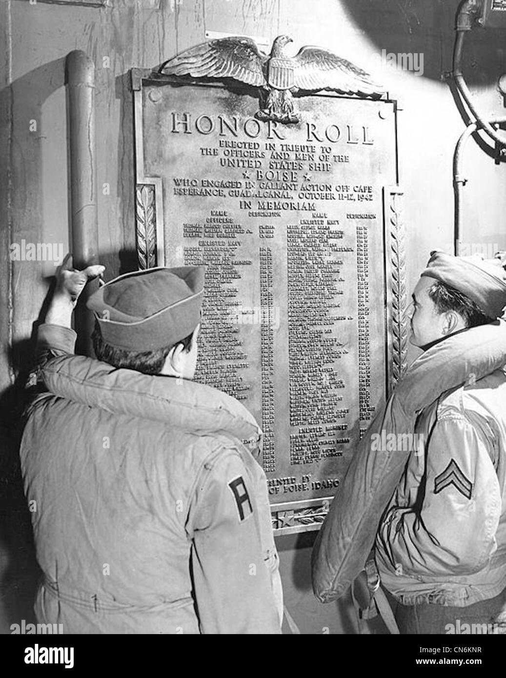 U.S. Army Private First Class Felix A. Uva (left) and Corporal Donald A ...