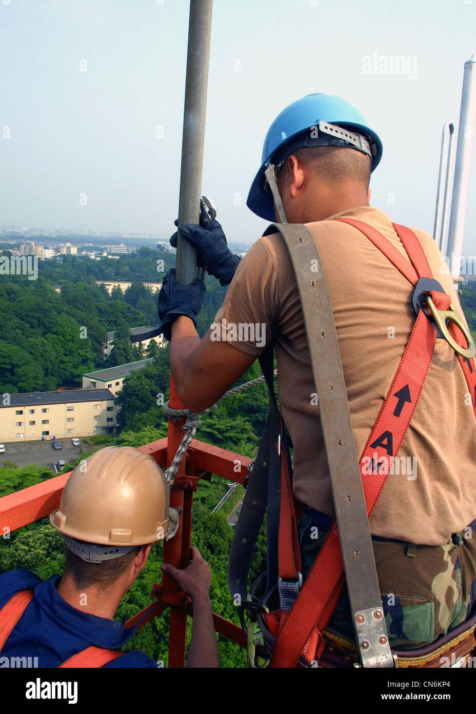 Airmen from the 374th communications squadron hi-res stock photography ...