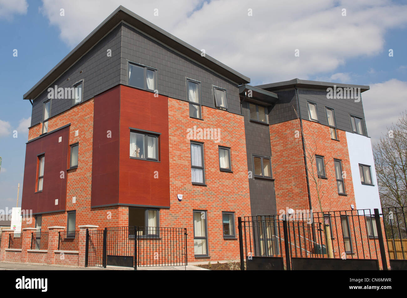 New build social housing Stock Photo - Alamy