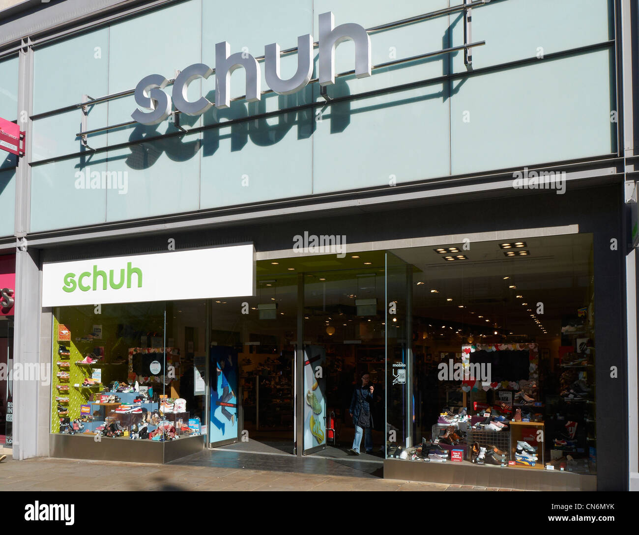 Schuh store in Manchester UK Stock Photo - Alamy