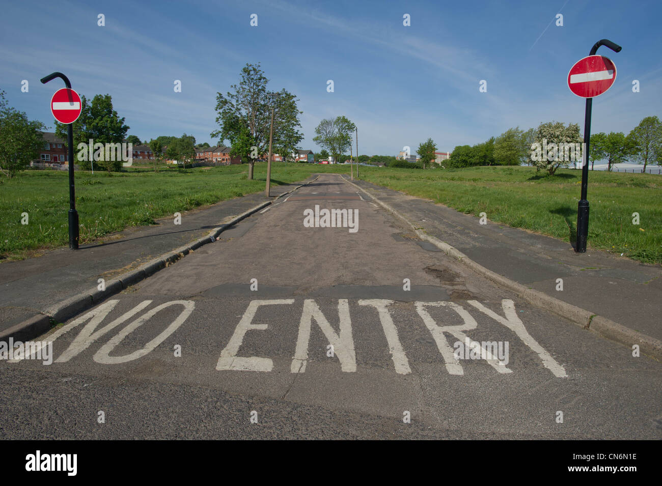Pavement Marking No Entry Has Morrisons' New No Entry Lane Improved