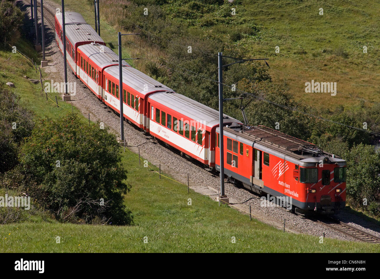 Matterhorn gotthard railway hi-res stock photography and images - Alamy