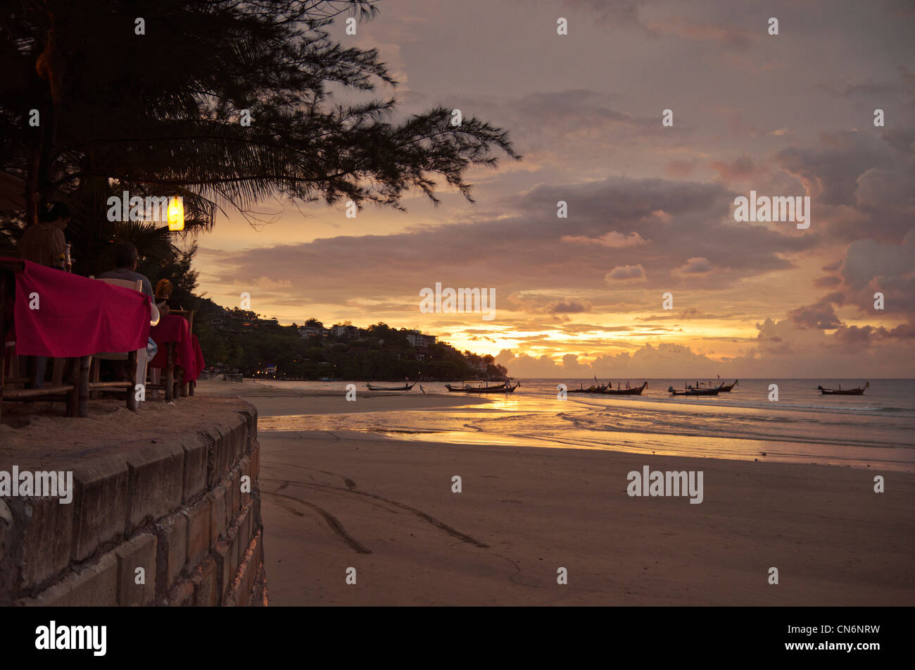 Boats kamala beach hi-res stock photography and images - Alamy