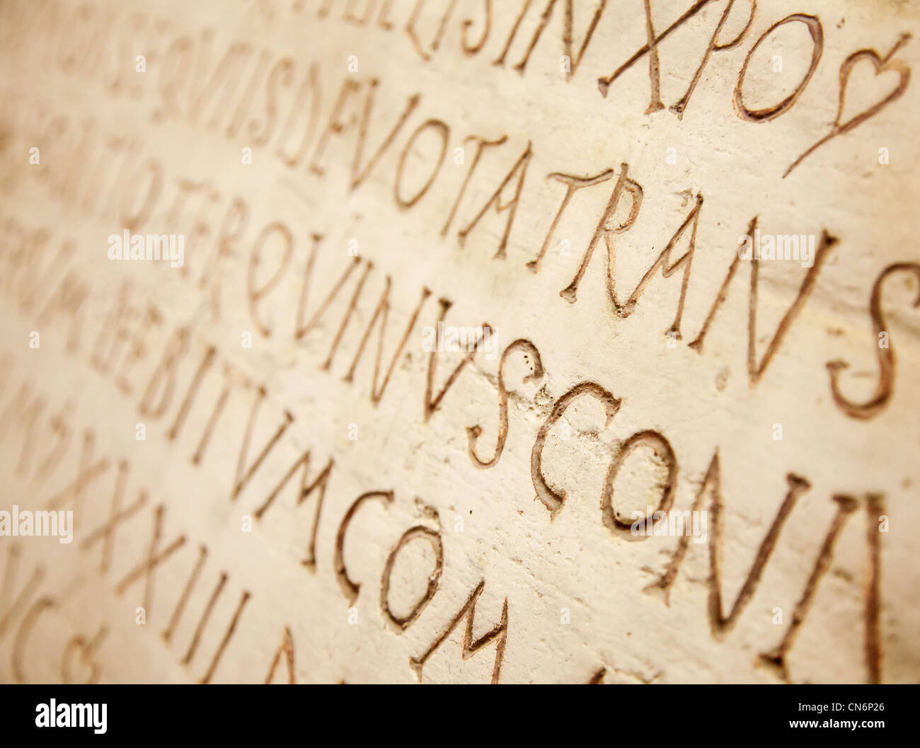 Latin inscription on roman forum hi-res stock photography and images ...