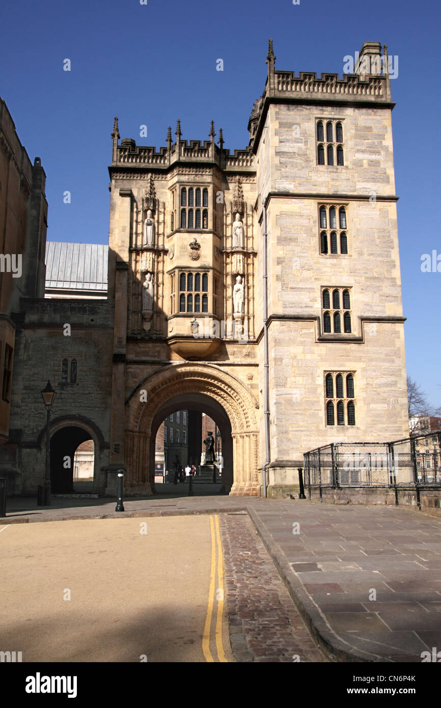 Abbey Gatehouse Bristol Central Library Stock Photo - Alamy