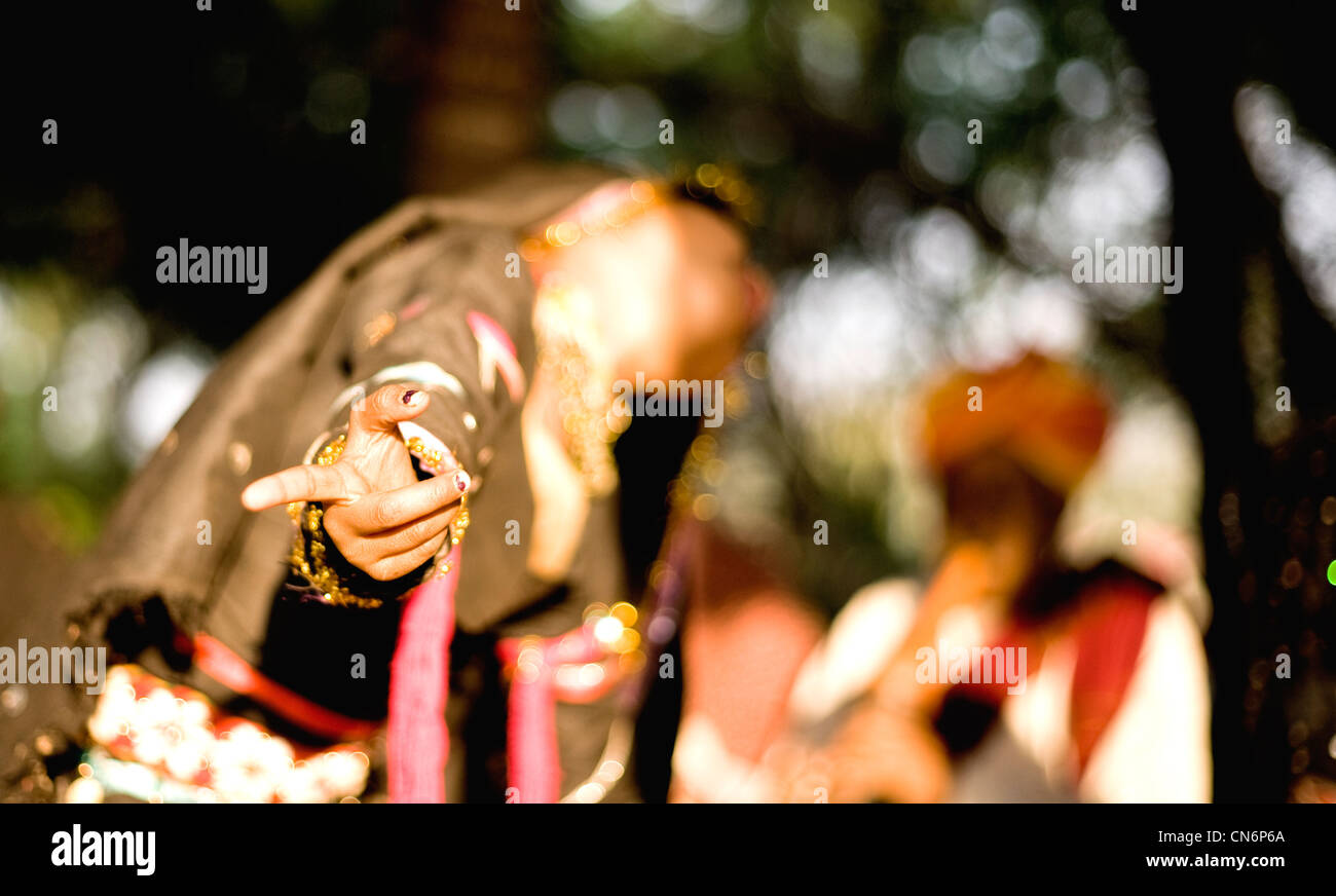 Kalbeliya Gypsy girl performing traditional dance at Udaipur artist ...