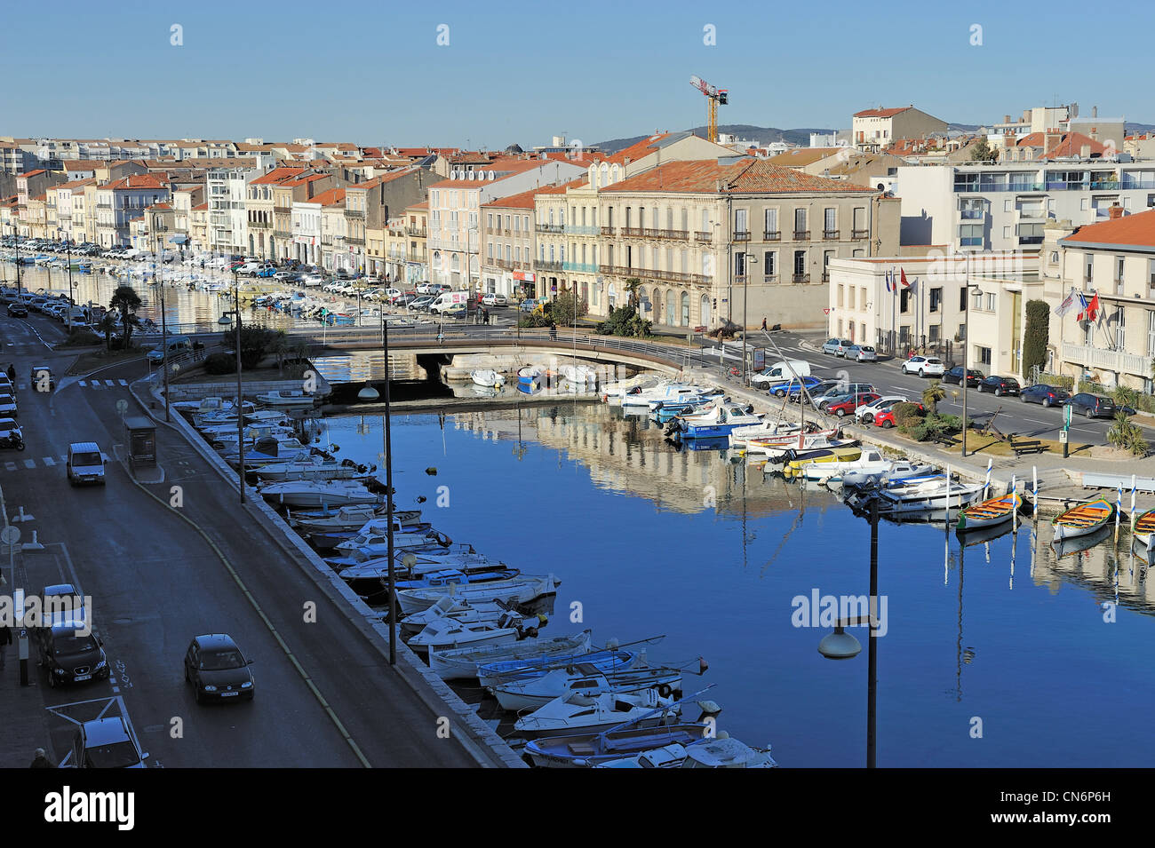 Sete Languedoc France a Mediterranean port known for canals and 19th ...