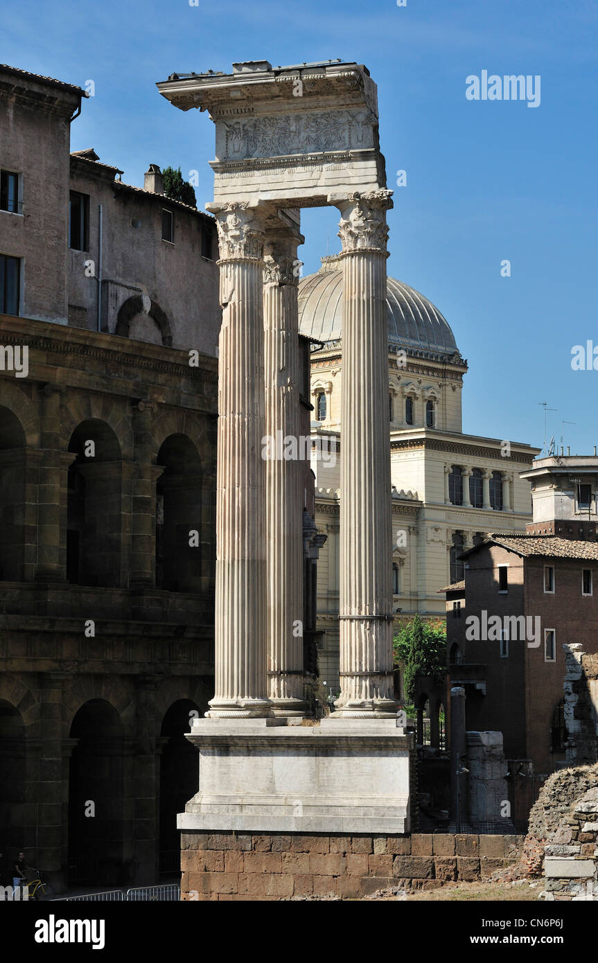 Temple of Apollo Sosianus Rome Italy Stock Photo - Alamy