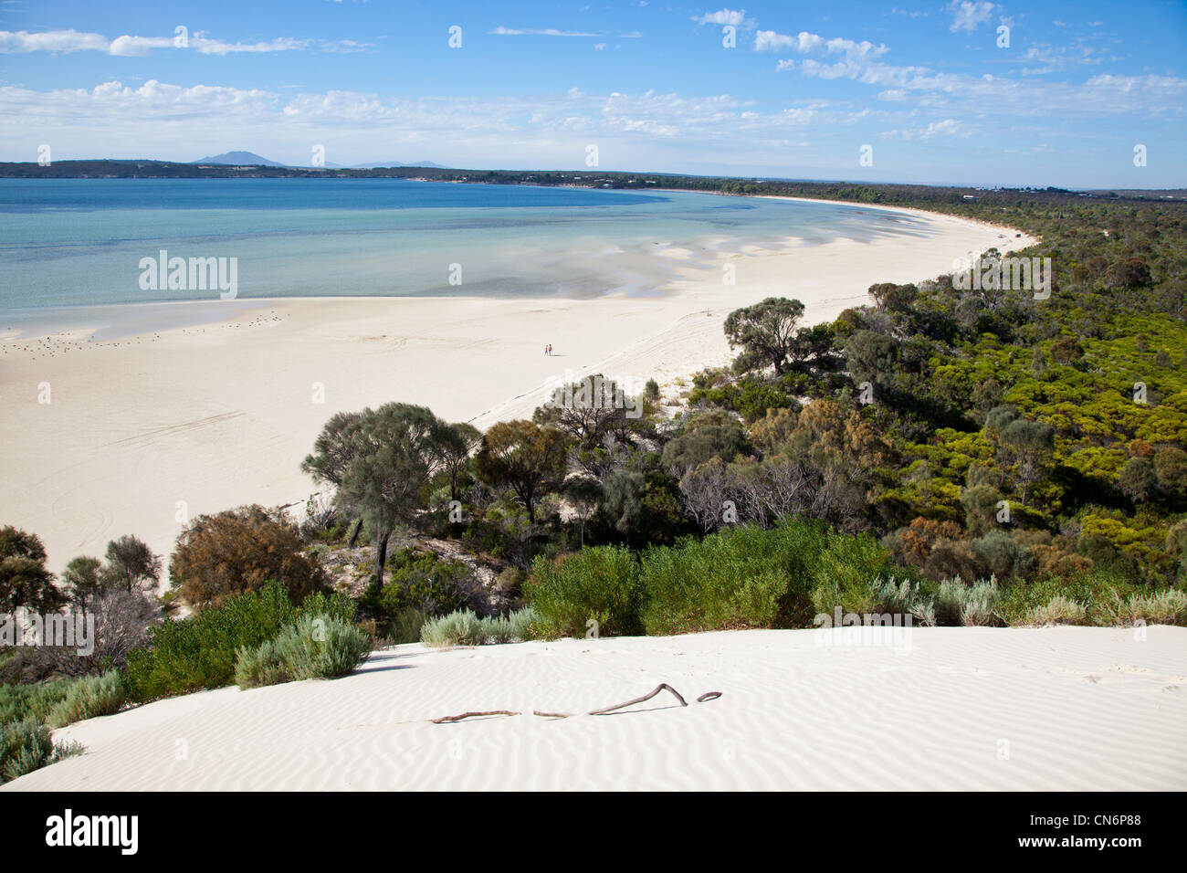 Long Beach. Coffin Bay Stock Photo - Alamy