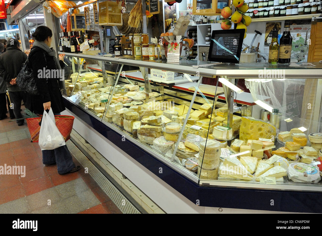 Sete Languedoc France indoor city market Stock Photo - Alamy
