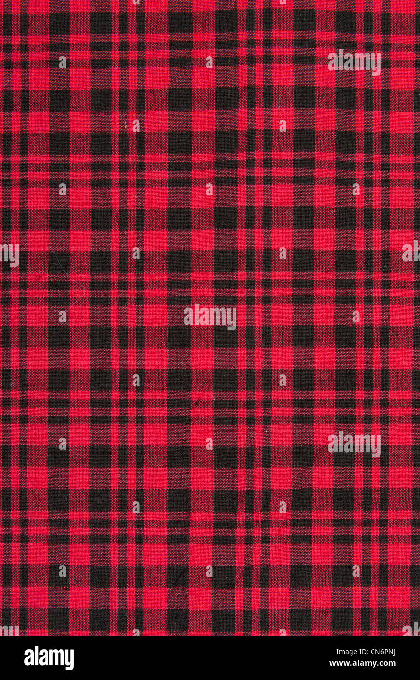 The red checkered cloth background Stock Photo - Alamy