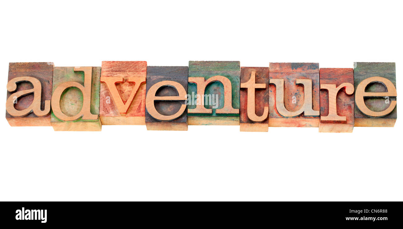 Adventure Word Clipart